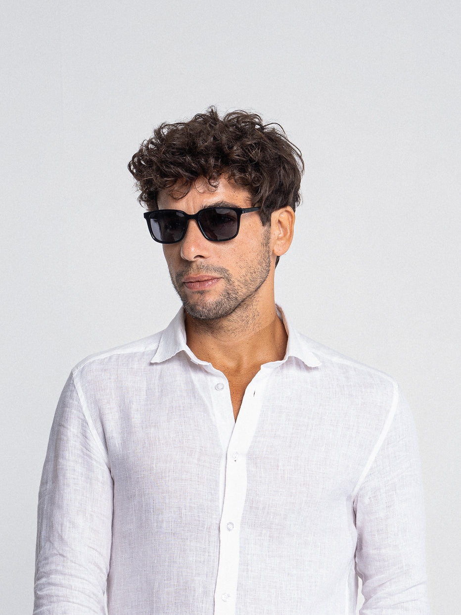 White Irish Linen Shirt – Stan Edition
